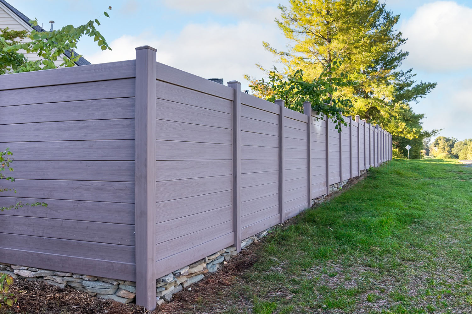 Brookline Weathered Blend Fence - Dutch Way
